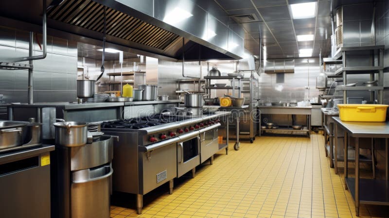 Kitchen Appliances in Professional Kitchen in a Modern Restaurant ...