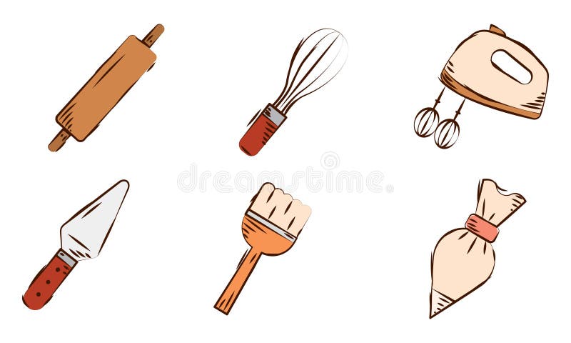 Baking Tools Stock Illustrations – 21,584 Baking Tools Stock ...