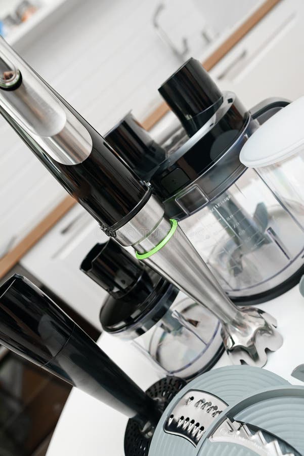 Kitchen Blender with Attachments Stock Image - Image of kitchenware ...