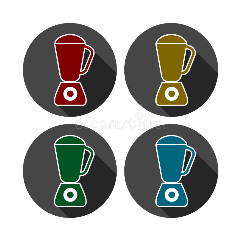 Kitchen blender icons stock vector. Illustration of blender - 126257637