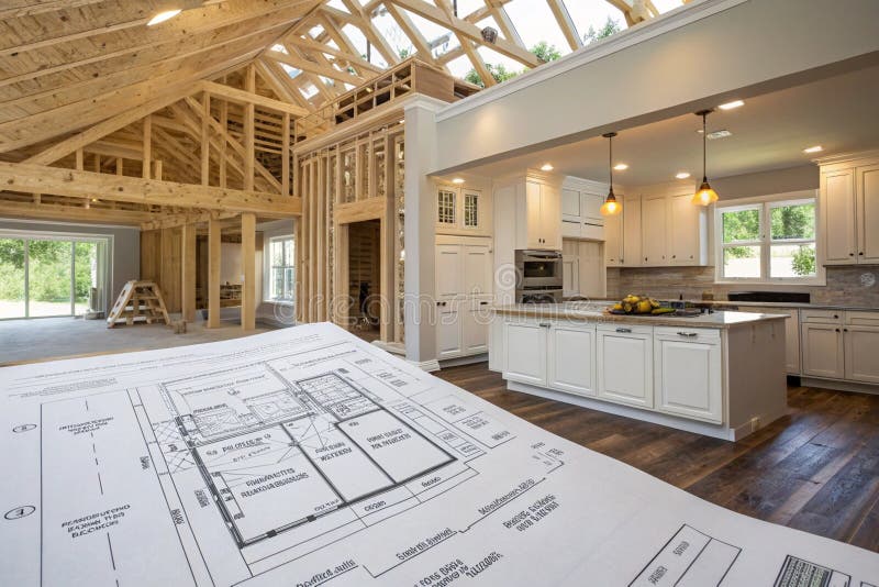 Kitchen Blueprint Drawing Stock Illustrations – 5,105 Kitchen Blueprint ...