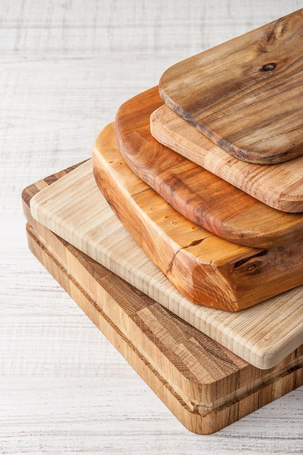 Kitchen Boards Set Vertical Stock Photo - Image of white, composition ...