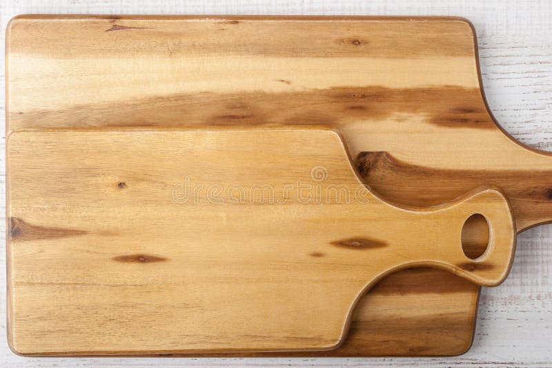 Kitchen Boards on the White Table Stock Image - Image of cooking ...