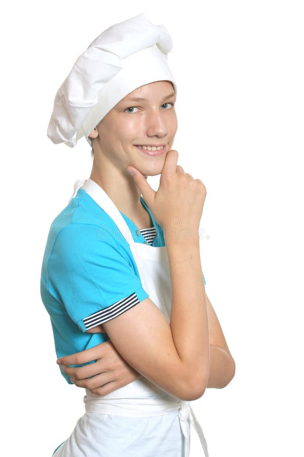 Kitchen boy thinks stock photo. Image of hands, food - 43867706