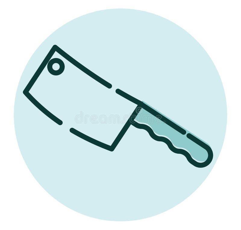 Kitchen Butcher Chopper Symbol Icon Design. Stock Illustration ...