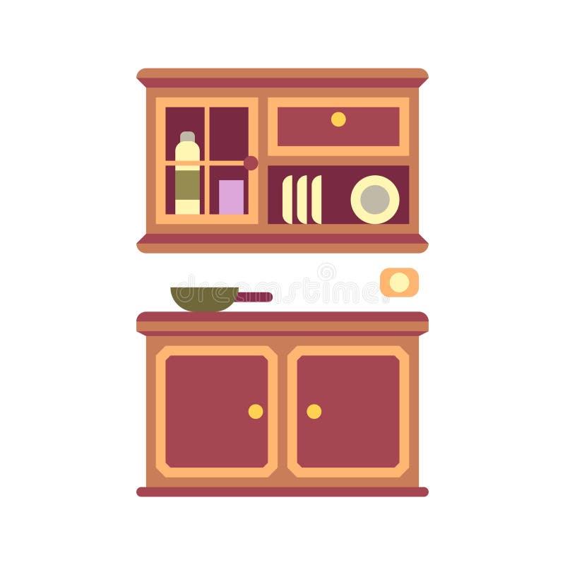 Kitchen Cabinet Stock Illustrations – 13,892 Kitchen Cabinet Stock ...