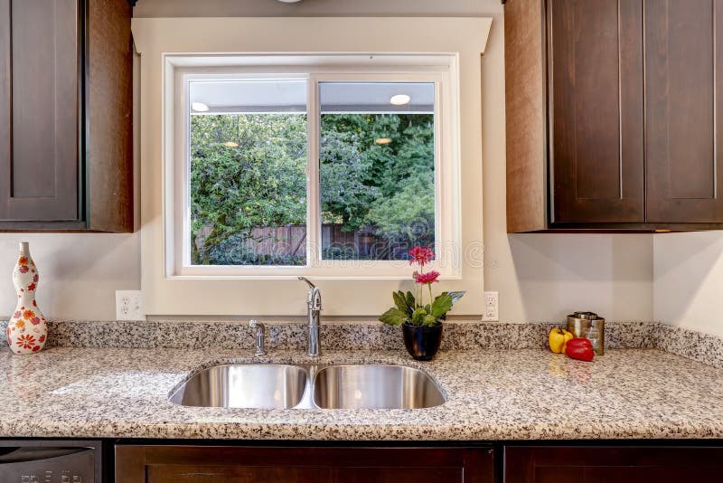 Kitchen Sink 2 stock image. Image of sink, tile, countertop - 4447353