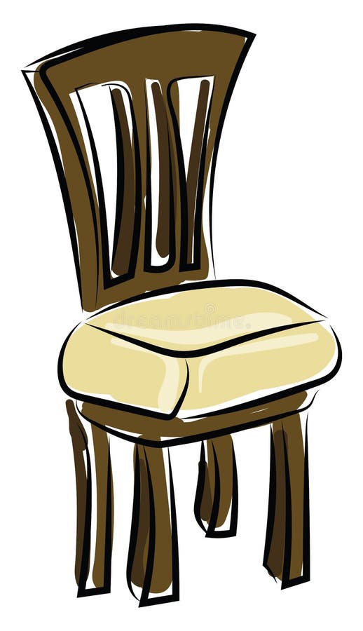 Kitchen Chair, Illustration, Vector Stock Vector - Illustration of ...
