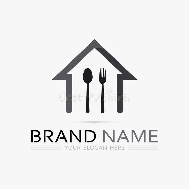 Kitchen and Chef Logo Food Icon Resto and Cafe Design Vector Graphic ...