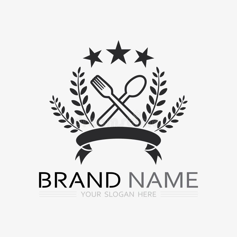 KITCHEN and CHEF LOGO FOOD ICON RESTO and CAFE DESIGN VECTOR GRAPHIC ...