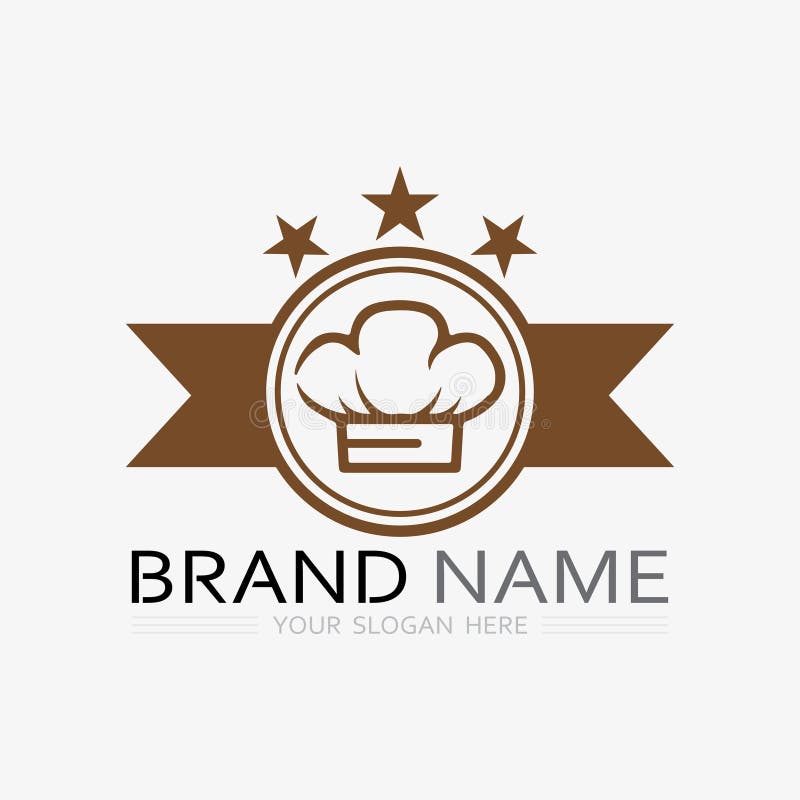 KITCHEN and CHEF LOGO FOOD ICON RESTO and CAFE DESIGN VECTOR GRAPHIC ...