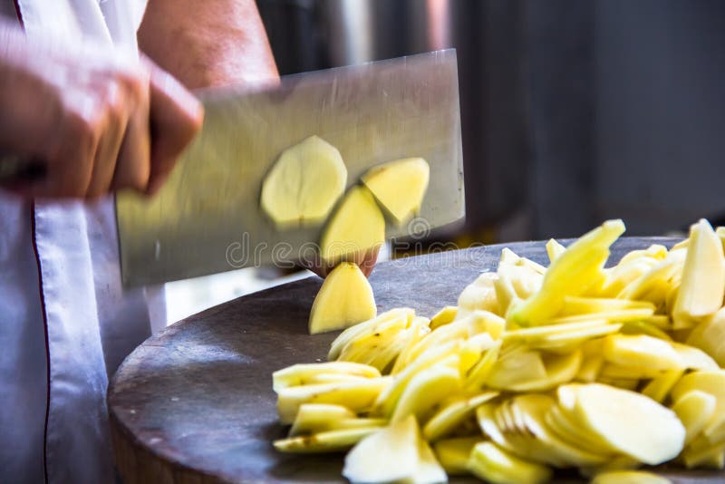 Kitchen of a Chinese Restaurant Stock Image - Image of china, chef ...
