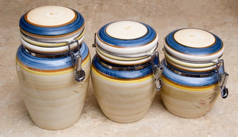 Kitchen containers stock photo. Image of rings, chip, sealed - 434290