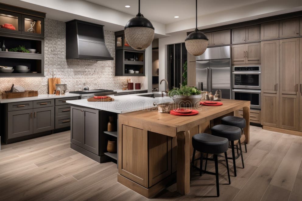 Kitchen with Cooking Stations for the Ultimate in Convenience and ...