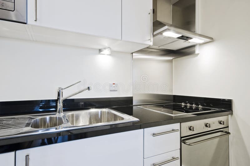 Kitchen counter stock image. Image of indoor, property - 13031049