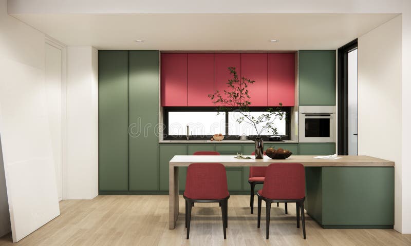 Kitchen Counter Interior Design and Decoration Withh Built in Counter ...