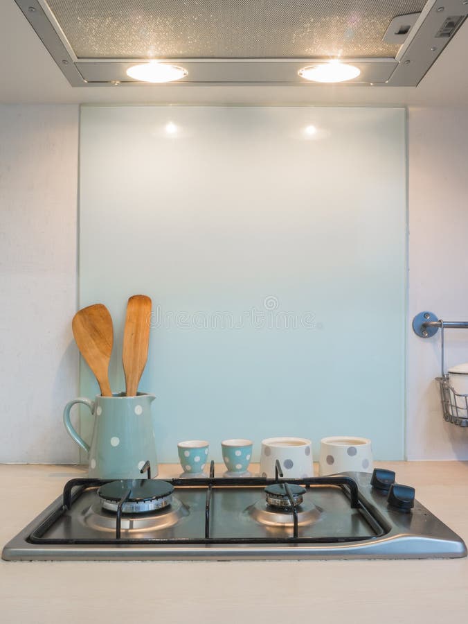 Kitchen , Counter of Stove Cooking. Stock Photo - Image of dish, oven ...