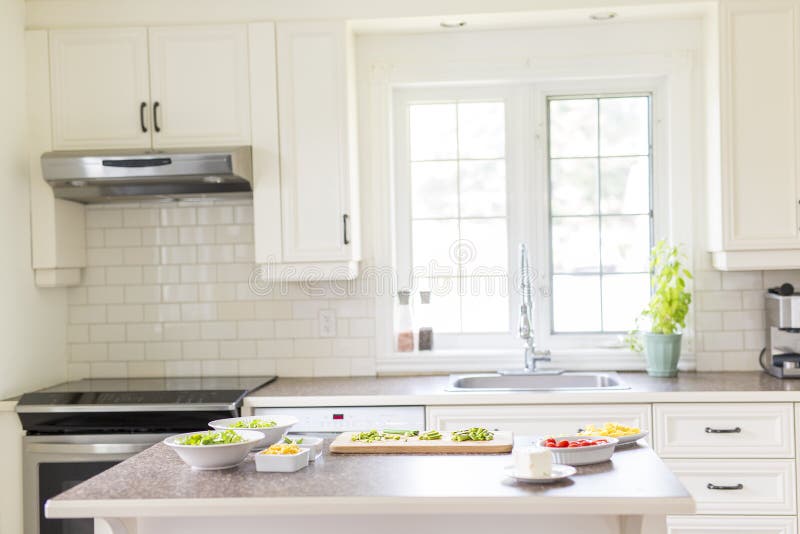 Kitchen counter vegetables stock photo. Image of bright - 99080230