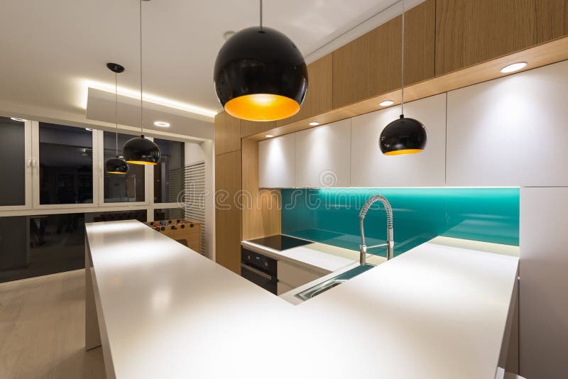Kitchen countertop stock image. Image of investment, interior - 92536405