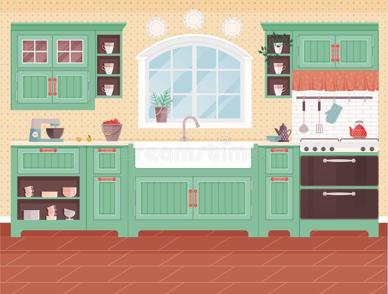 Kitchen. Culinary Delights Thrive in Kitchens Where Clean and Stylish ...