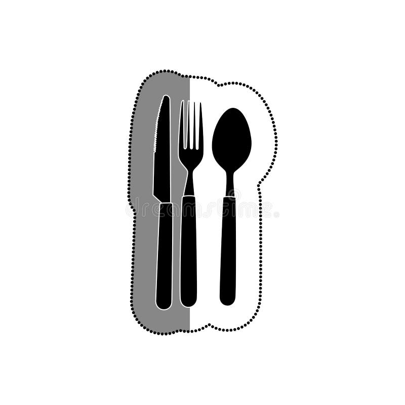 Cutlery menu design stock vector. Illustration of setting - 45850135
