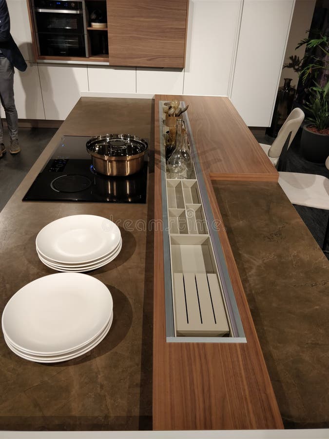 Kitchen design editorial photography. Image of plates - 115397652