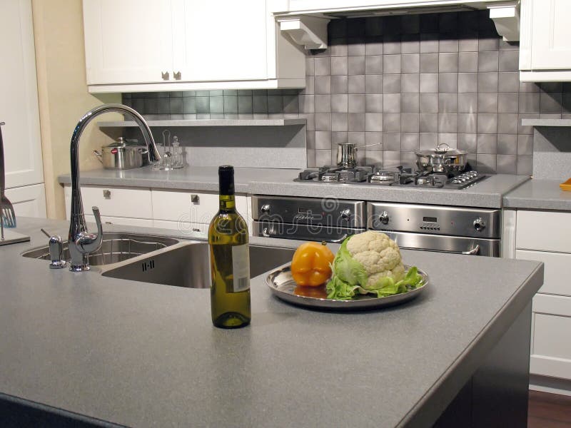 Kitchen dining room stock image. Image of battery, room - 4702243