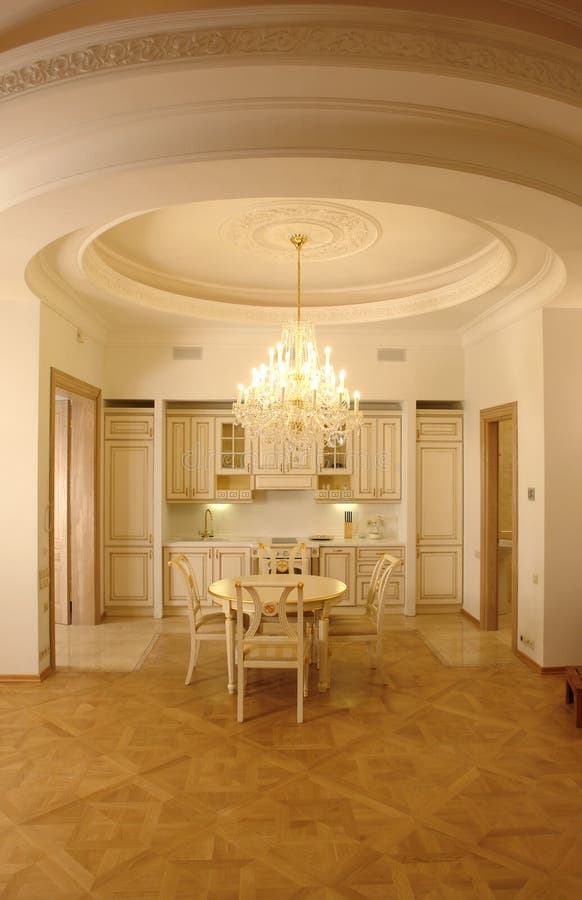 Kitchen and dinning room stock photo. Image of large - 14432202