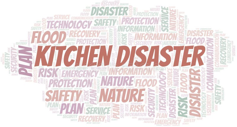 Kitchen Safety word cloud. stock illustration. Illustration of safe ...