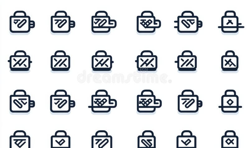 Kitchen Doodle Continuous Pattern Hand-painted Cooking Icon Stock ...