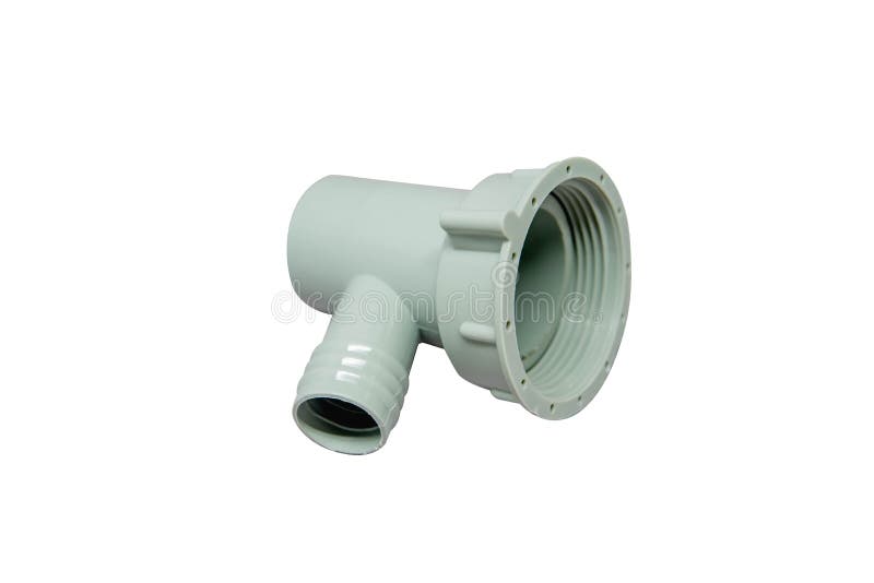 Kitchen Drain Isolated on White Background Stock Image - Image of ...