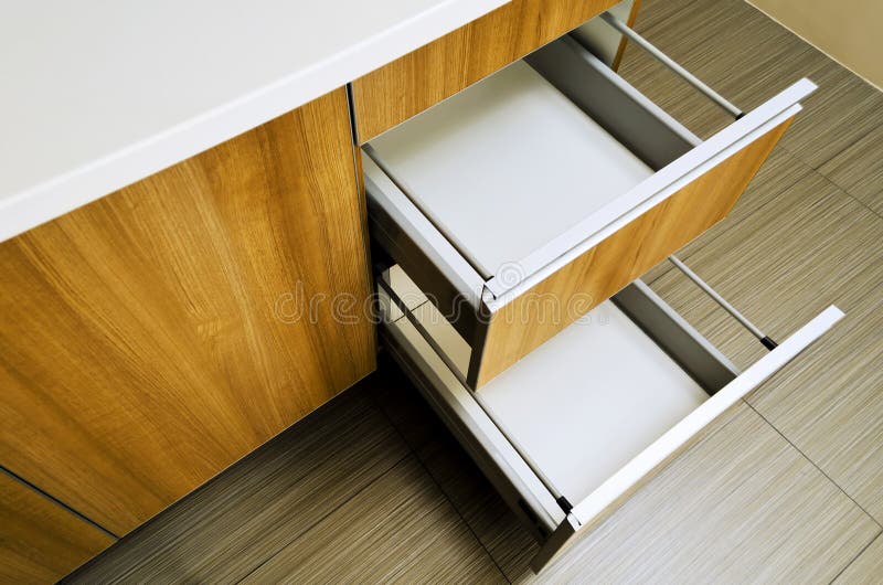 Kitchen Drawer stock image. Image of architecture, appliance - 26738719