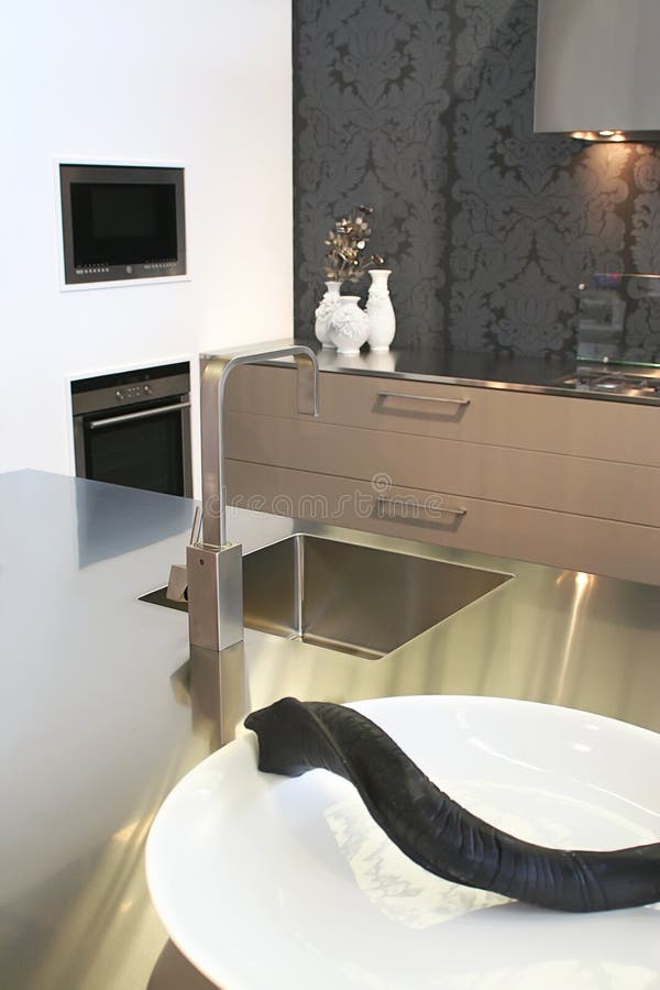 Kitchen elements of decor stock image. Image of massive - 3731557