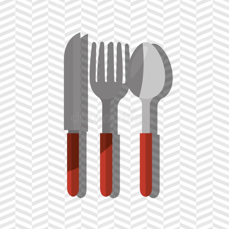 Kitchen equipment design stock illustration. Illustration of symbol ...