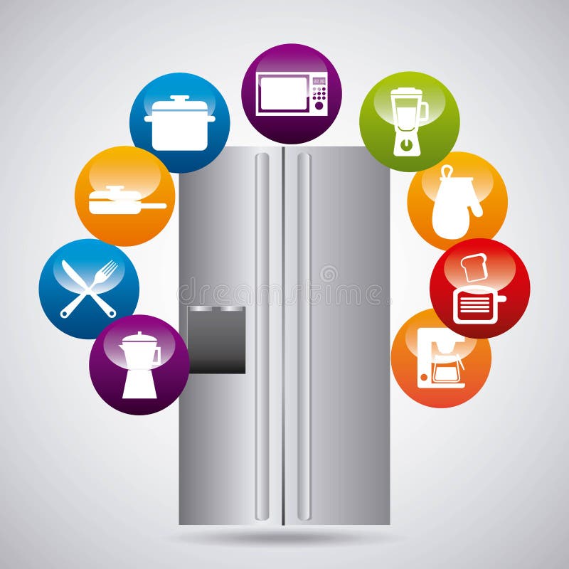 Kitchen equipment stock illustration. Illustration of house - 145838986