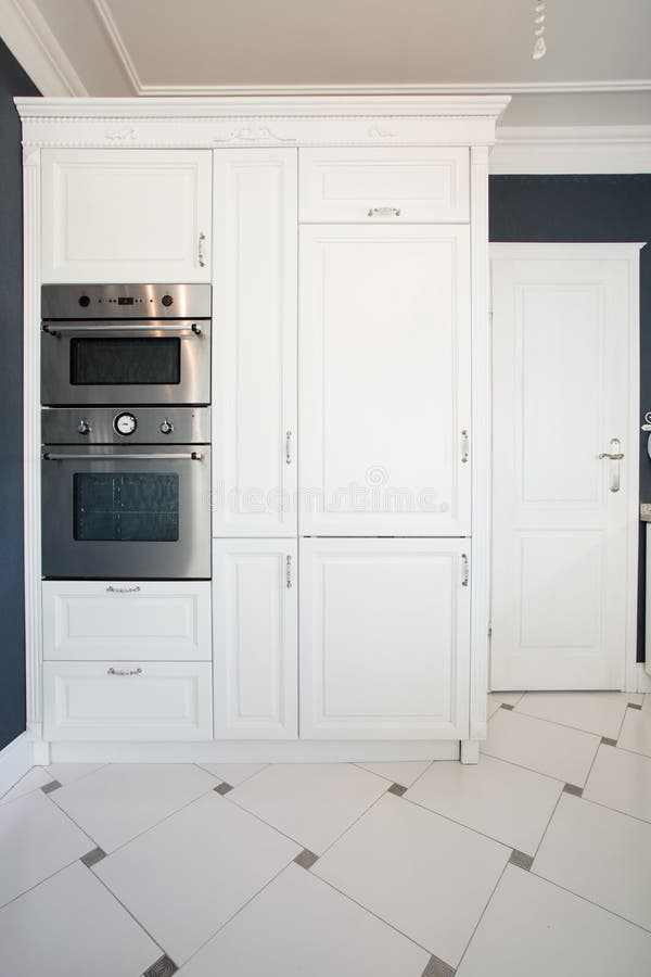 Kitchen Equipment in Expensive Residence Stock Photo - Image of ...