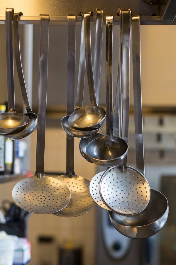 Kitchen equipment stock photo. Image of silverware, tile - 54546298