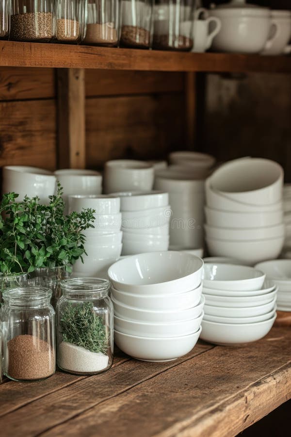 Kitchen Essentials Backdrop, an Organized Kitchen Backdrop Showcasing a ...