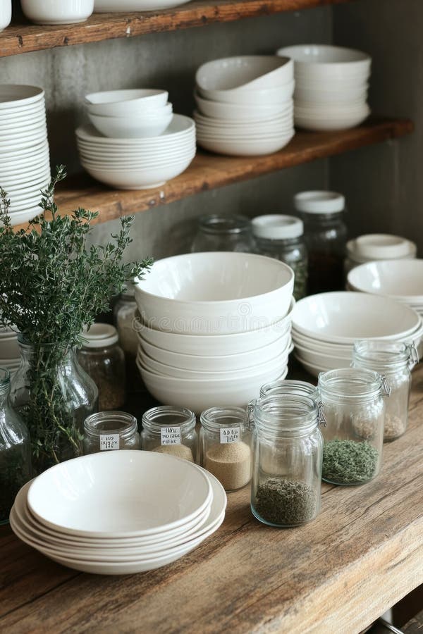 Kitchen Essentials Backdrop, an Organized Kitchen Backdrop Showcasing a ...