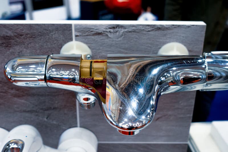 Kitchen Faucet. Water Mixer Structure Stock Image - Image of insert ...