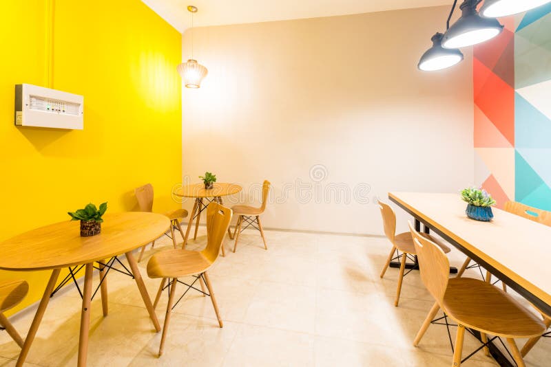The Kitchen Furniture Arranged in the Room Stock Image - Image of ...
