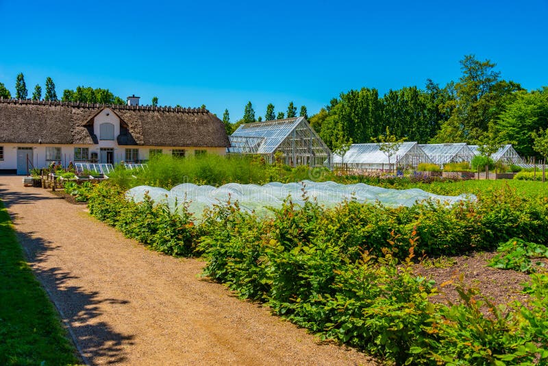 Kitchen Garden at Gr??sten Palace in Denmark Stock Photo - Image of ...
