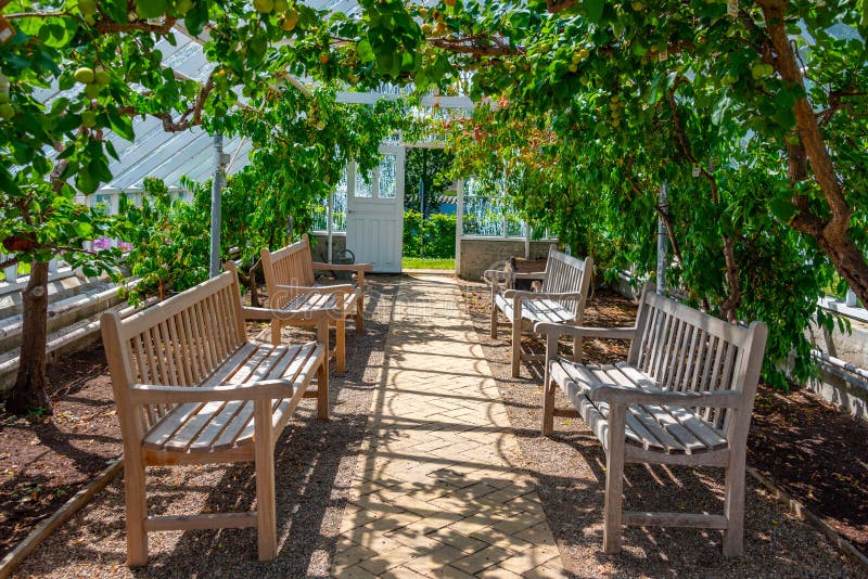 Kitchen Garden at Gr??sten Palace in Denmark Stock Image - Image of ...