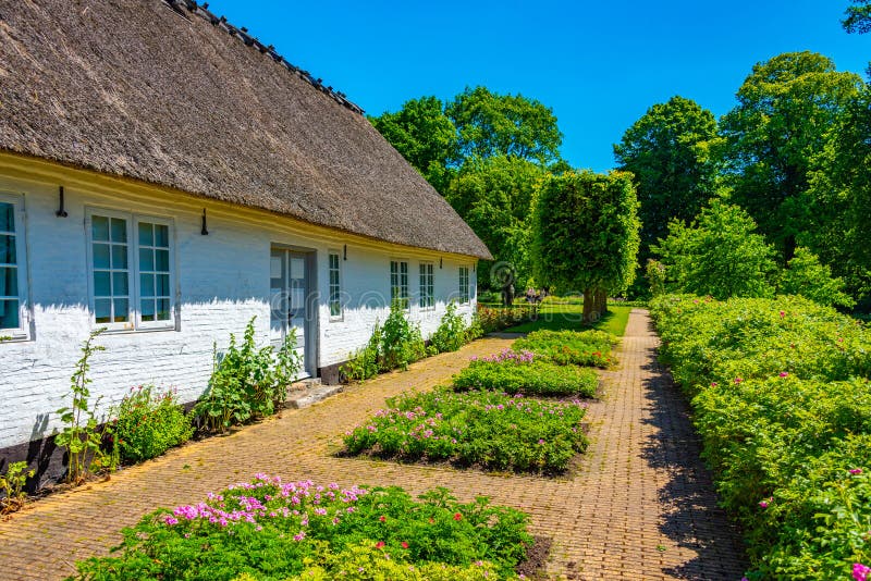 Kitchen Garden at Gr??sten Palace in Denmark Stock Image - Image of ...