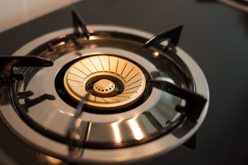 Kitchen gas stove. stock image. Image of cooker, equipment - 89449987