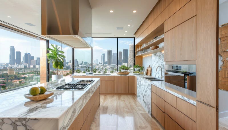 This Kitchen is Generously Sized with a Large Island and Enhanced by ...