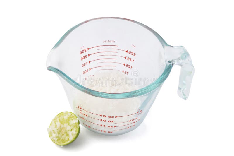 Kitchen Glass Measuring Cup Stock Photo - Image of glass, utensil ...