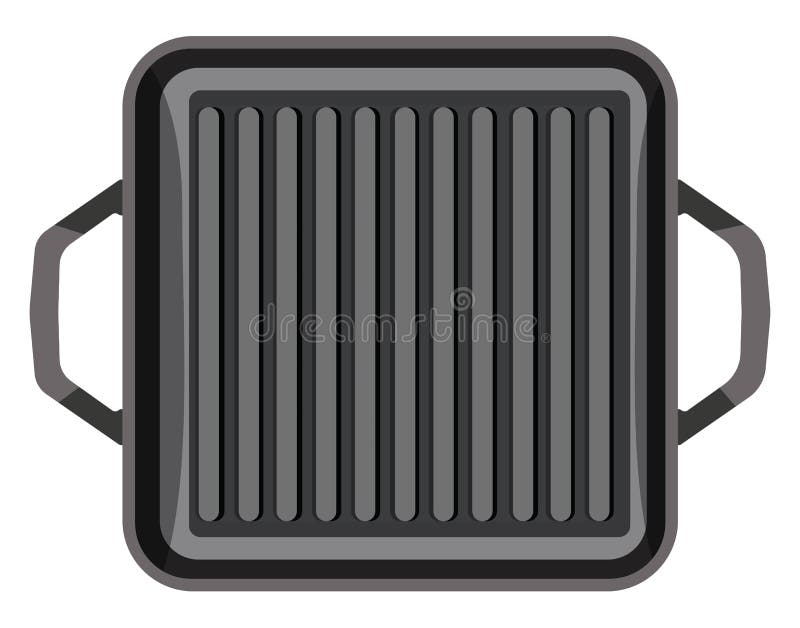 Kitchen grill, icon stock vector. Illustration of household - 261386424
