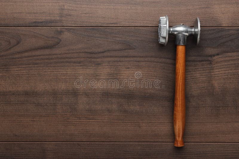 Kitchen Hammer on the Wooden Table Stock Photo - Image of equipment ...
