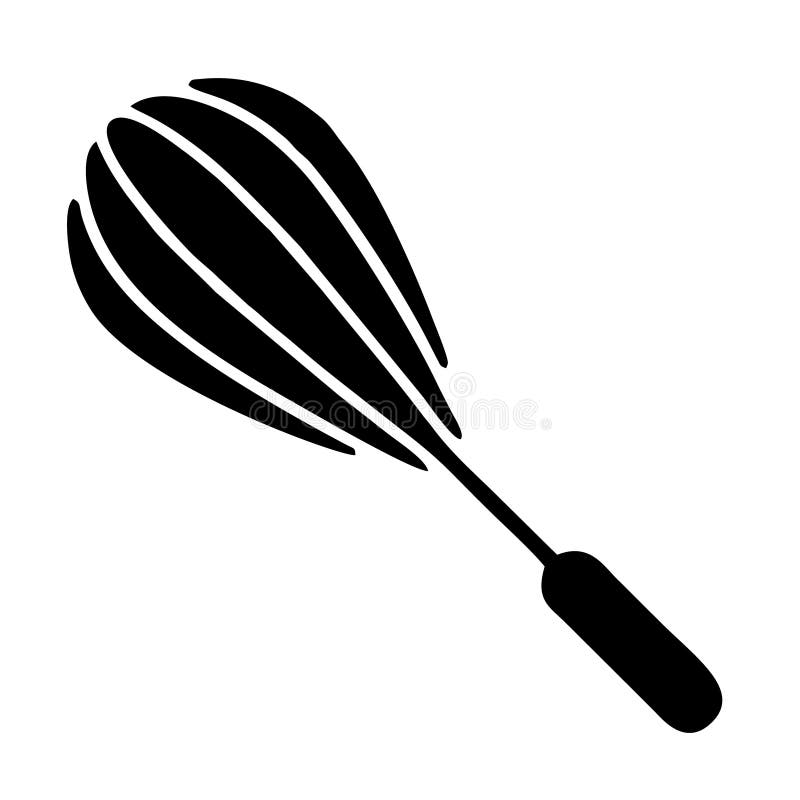 Kitchen Hand Mixer Icon. Flat Design Stock Vector - Illustration of ...